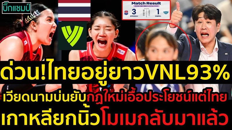 [เบื่อเมือง] VNL2025 ปรับกฏใหม่ เพิ่มอีก 2 ทีมเป็น 18 ทีมบ๊วยตกชั้น จากนั้นทีมที่มีอันดับโลกสูง ...
