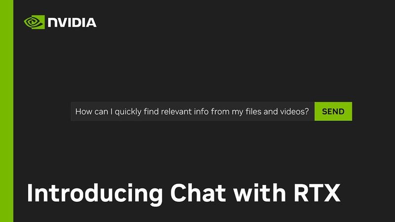 [TechTalkThai] NVIDIA เปิดตัว Chat with RTX ช่วยนำ Generative AI ...
