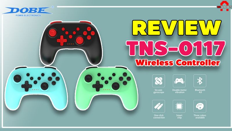 [AA GADGET] รีวิว DOBE TNS-0117 Wireless Controller ราคาประหยัด ...