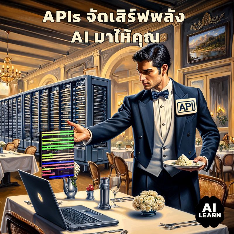 [ThAI.Insights] รู้จัก APIs คนเสิร์ฟพลัง AI มาให้คุณ ช่วงนี้การลงทุนใน AI คึกคักมาก ค่ายใหญ่ ...