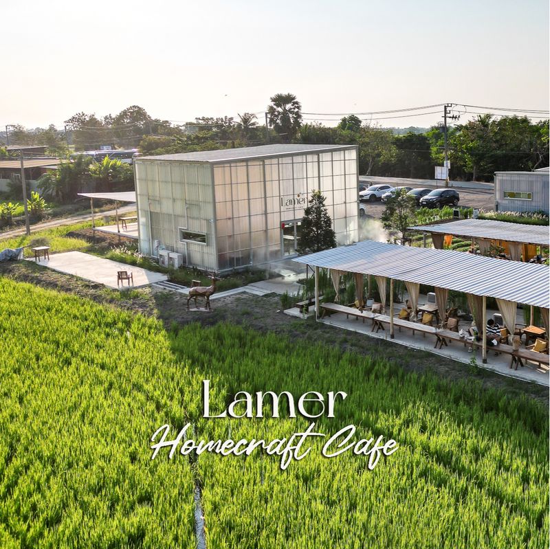 [หนีนายไป Journey] Lamer Homecraft Cafe คาเฟ่เปิดใหม่ วิวทุ่งนาใจฟูมากก ...