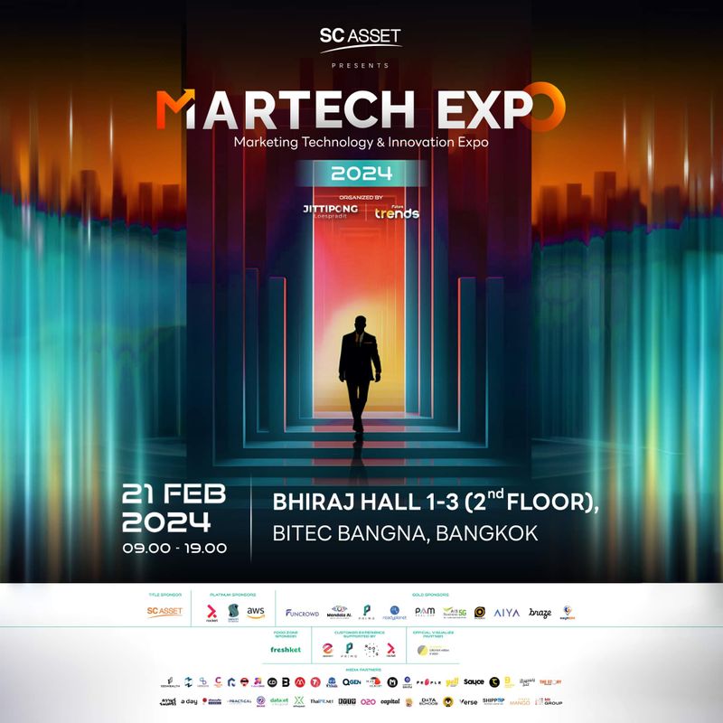 [SC Asset] 📢 เตรียมพบกับงาน MARTECH EXPO 2024 งานมหกรรมเทคโนโลยีและนวัตกรรมการตลาดที่ยิ่งใหญ่ ...