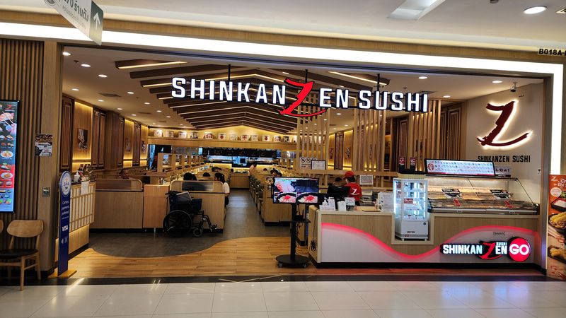 [เตร่] เตร่ไปกิน ซูชิที่ Shinkan Zen Sushi สาขาแฟชั่นไอส์แลนด์ ร้านซูชิกึ่งสายพาน เพราะไม่มีการ ...