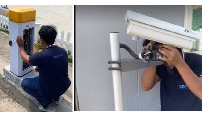 [Charoen Tech] ชุดกล้องอ่านป้ายทะเบียนสำหรับอัพเกรดระบบไม้กั้นรถยนต์ ระบบไม้กั้นรถยนต์แบบอ่าน ...