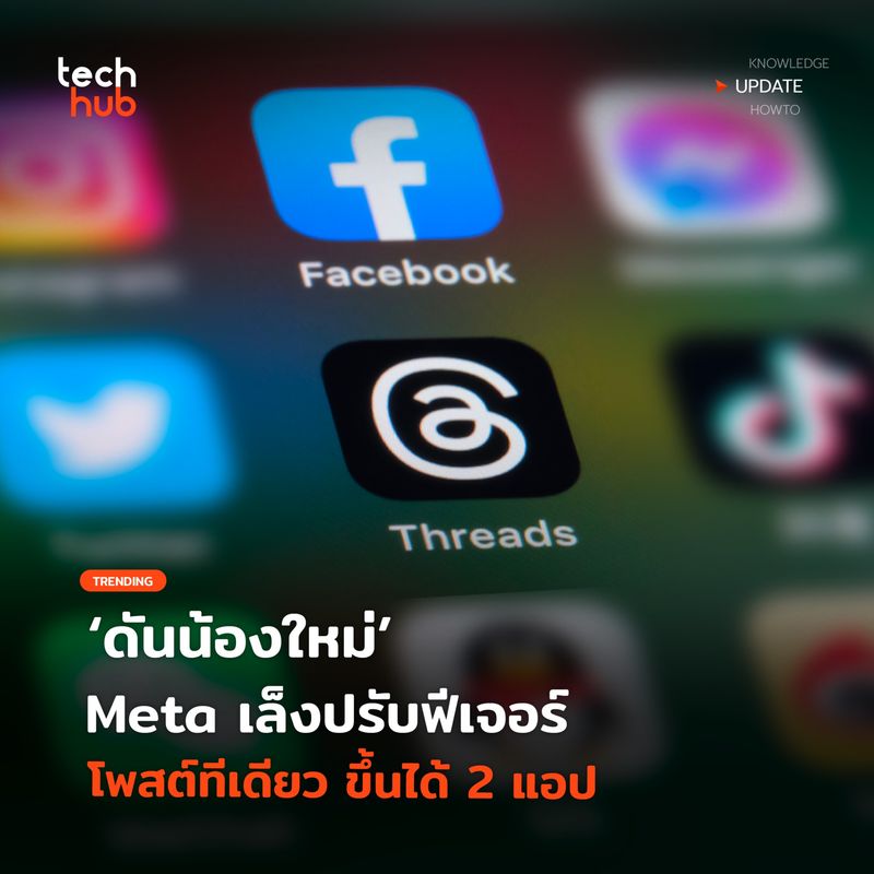 [Techhub] [แผนดึงผู้ใช้] หลัง Meta เปิดให้ผู้ใช้สามารถโพสต์คลิป Reels ข้ามแพลตฟอร์มระหว่าง ...