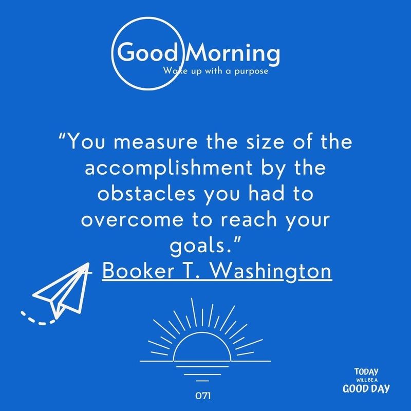 [Good Morning Quotes] ☀️ The selected quote for this morning is.... 📰📖 ...