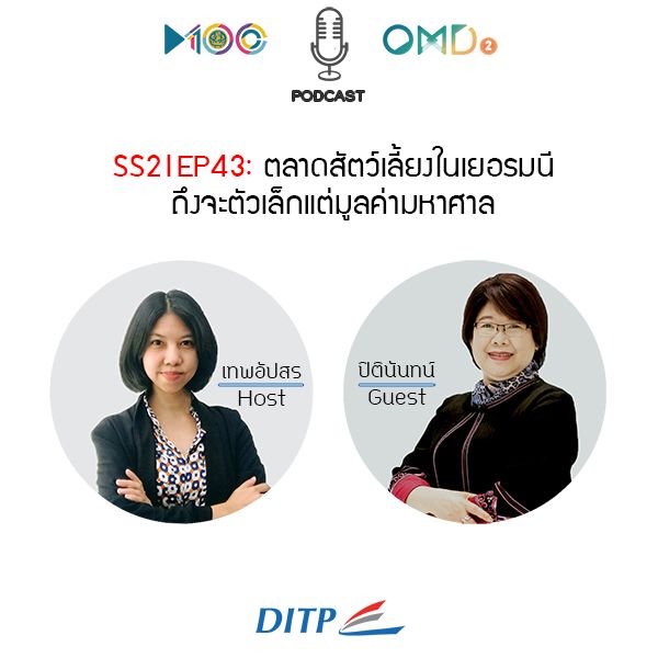 [เจาะตลาดการค้ากับ DITP] Podcast เจาะตลาดการค้ากับ DITP SS2 I EP43 ตลาดสัตว์เลี้ยงในเยอรมนี ...