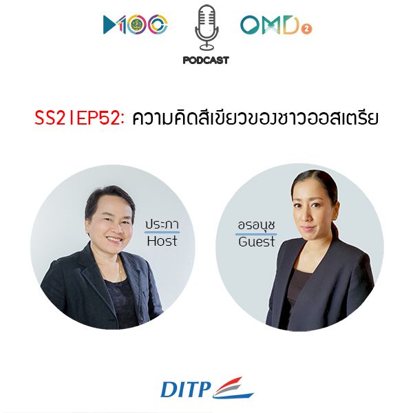 [เจาะตลาดการค้ากับ DITP] Podcast เจาะตลาดการค้ากับ DITP SS2 I EP52 ความคิดสีเขียวของชาวออสเตรีย