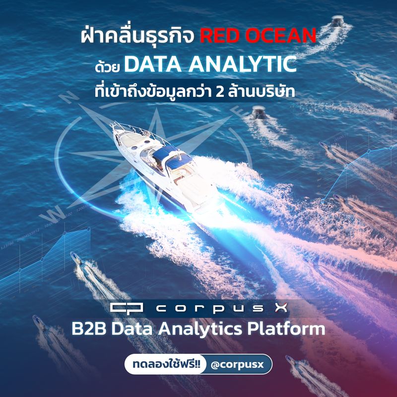 [Corpus X] ฝ่าคลื่นธุรกิจ RED OCEAN ด้วย Corpus X B2B Data Analytics ...