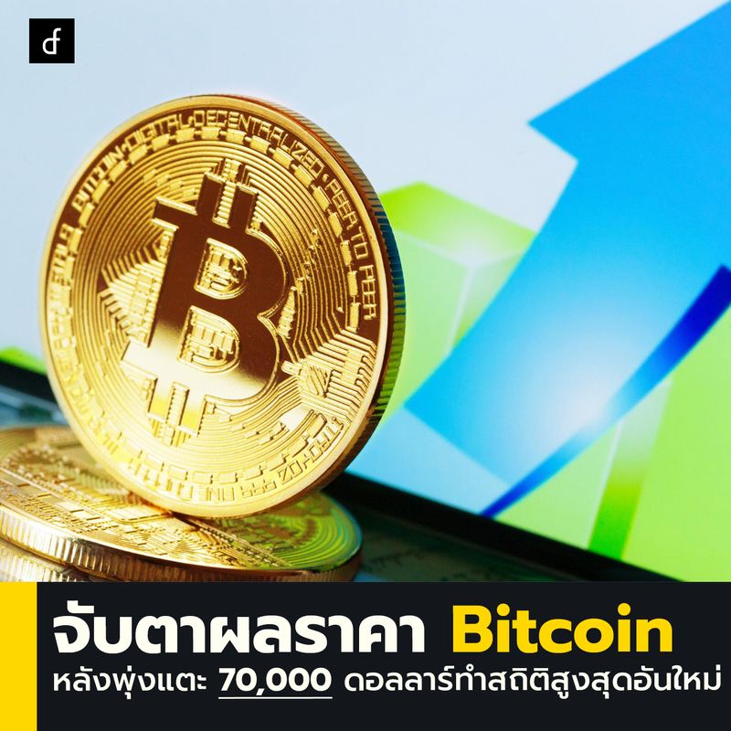 [Def (Data Alchemist) ] จับตาผลราคา Bitcoin หลังพุ่งแตะ 70,000 ดอลลาร์ ทำสถิติสูงสุดอันใหม่ ...