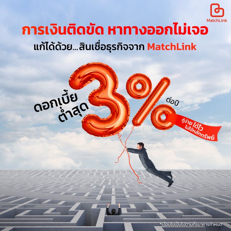 [MatchLink] สินเชื่อธุรกิจจาก MatchLink ยื่นเอกสารที่เดียวขอสินเชื่อได้หลายแบบ สินเชื่อธุรกิจจาก ...