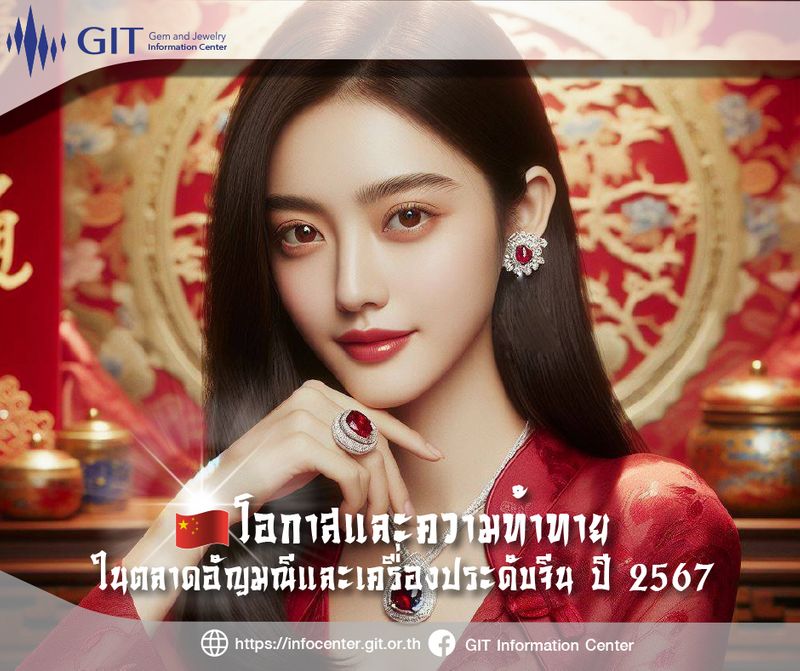 [GITInfocenter] โอกาสและความท้าทายในตลาดอัญมณีและเครื่องประดับจีน ปี 2567 การค้าอัญมณีและ ...
