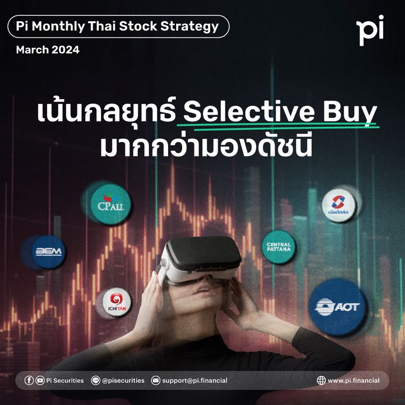 [Pi Securities] 📌หุ้นไทยเน้นกลยุทธ์ Selective Buy หุ้นที่มีแนวโน้มผลประกอบการเติบโต มากกว่ามอง ...