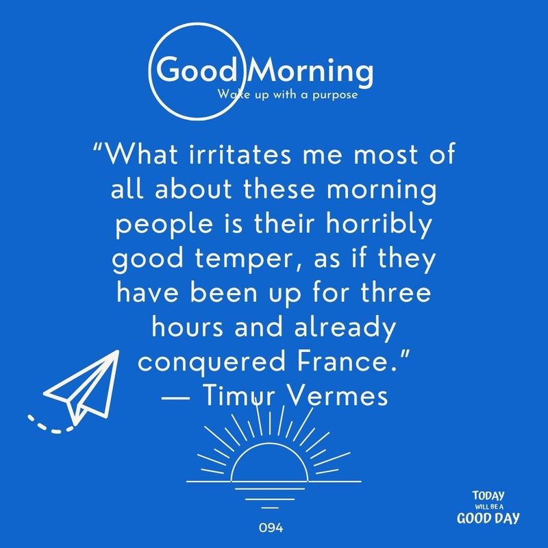 [Good Morning Quotes] ☀️ The selected quote for this morning is.... 📰📖 ...