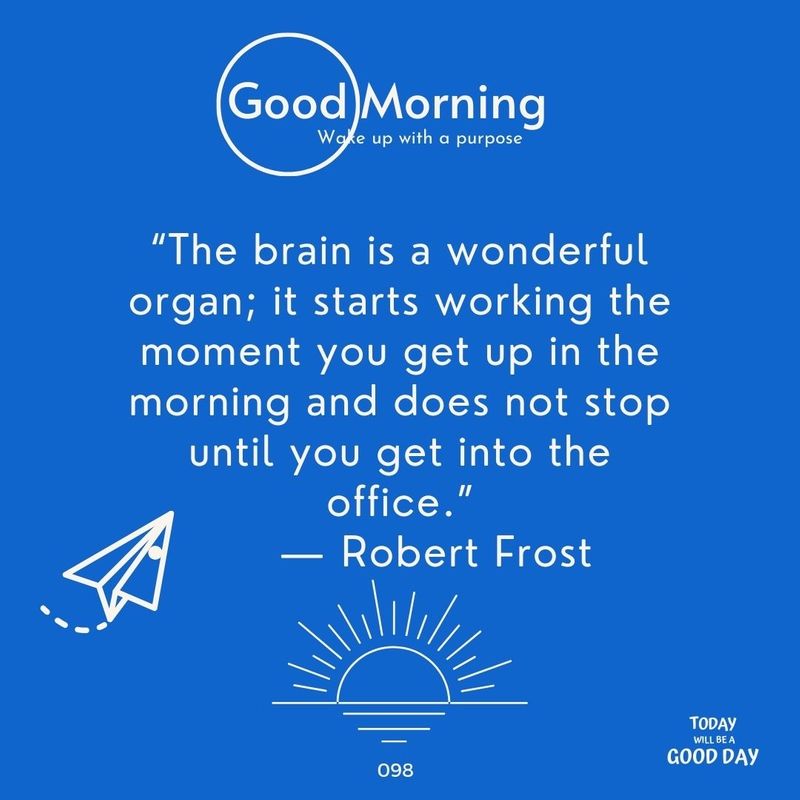 [Good Morning Quotes] ☀️ The selected quote for this morning is.... 📰📖 ...