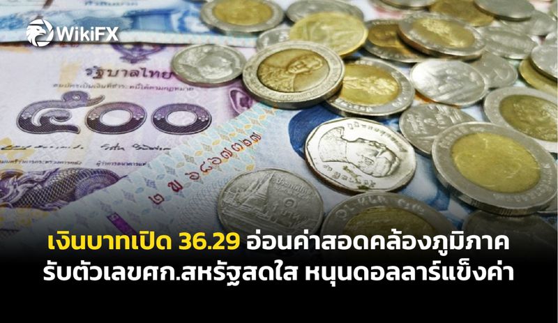 [WikiFX.TH] เงินบาทเปิด 36.29 อ่อนค่าสอดคล้องภูมิภาค รับตัวเลขศก.สหรัฐสดใส หนุนดอลลาร์แข็งค่า ...