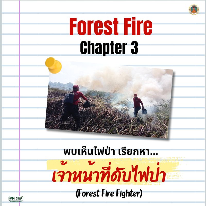 [กรมอุทยานแห่งชาติ สัตว์ป่า และพันธุ์พืช] 🔥🌳 Forest Fire Chapter 3 'เจ้าหน้าที่ดับไฟป่า' คนสู้ไฟ ...
