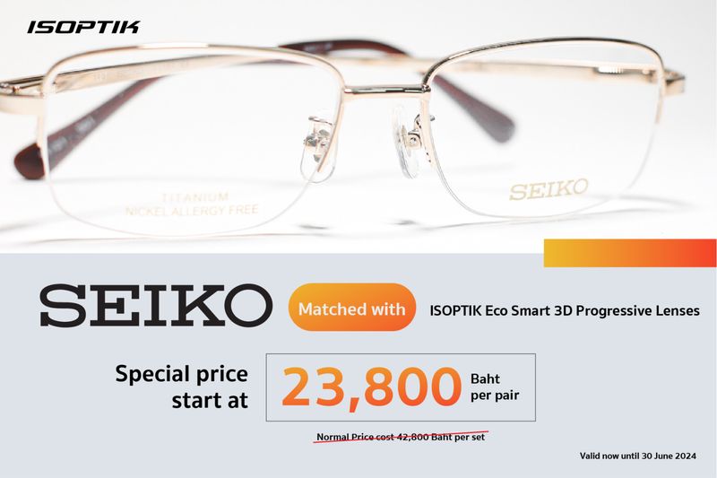 [ISOPTIK] Visiting ISOPTIK to meet a freedom of vision better than before 🔺 ️ SEIKO Frame made ...