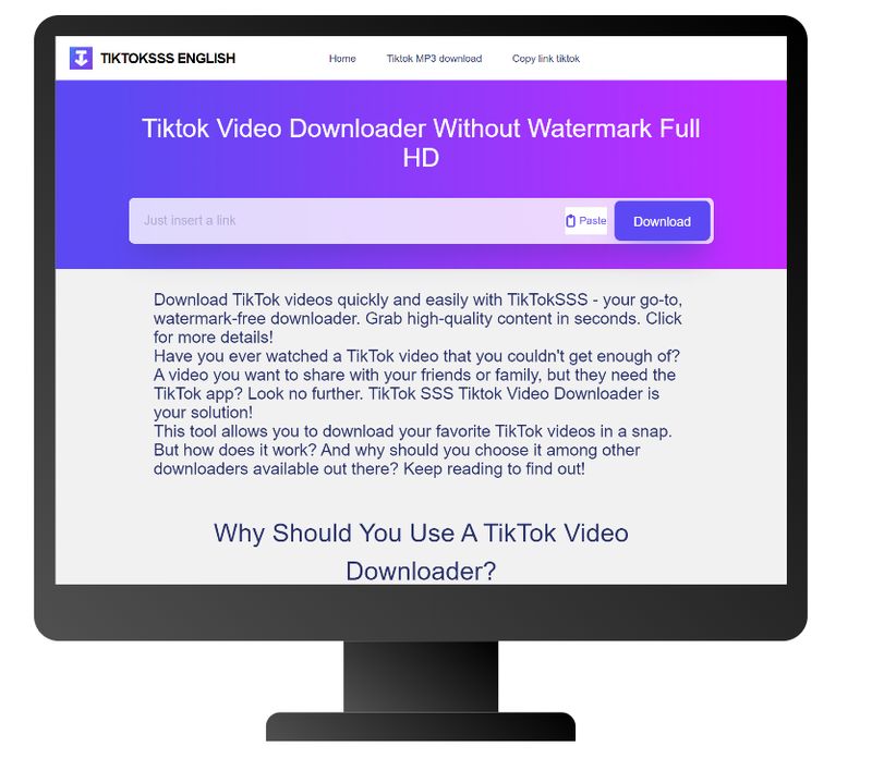 [TiktokSSS] Discover the joy of watching TikTok videos on your computer with tiktoksss