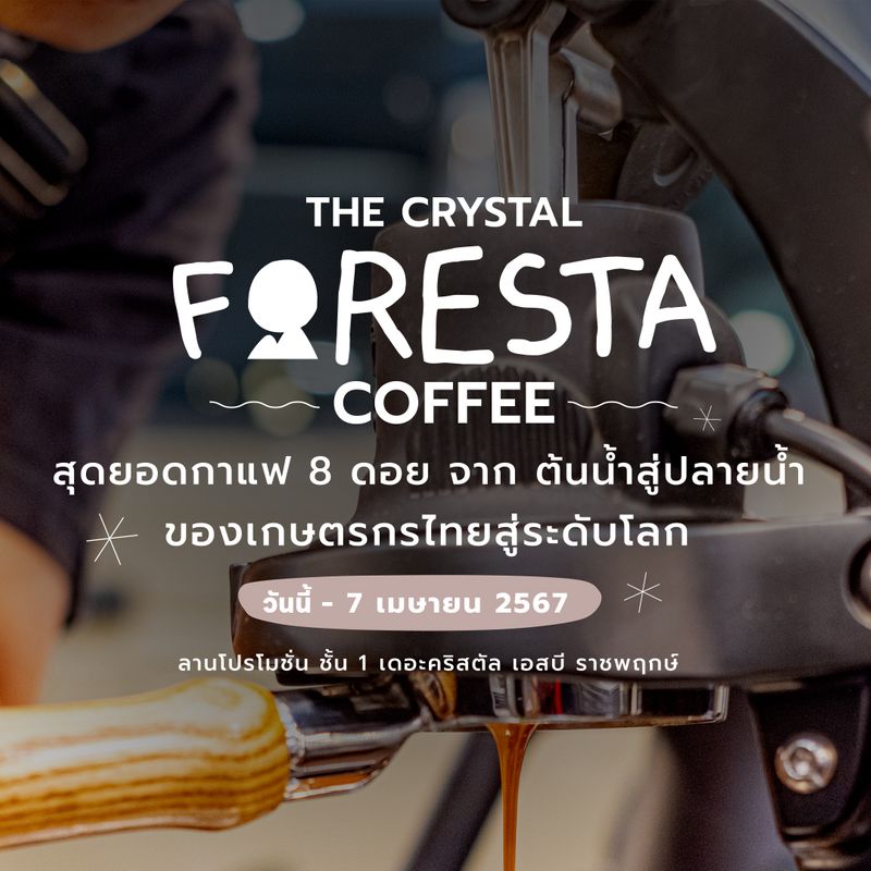 [ALLY REIT] THE CRYSTAL FORESTA COFFEE 𝘼𝙘𝙩𝙞𝙫𝙞𝙩𝙮 𝙍𝙚𝙛𝙧𝙚𝙨𝙝..... เดอะ ...