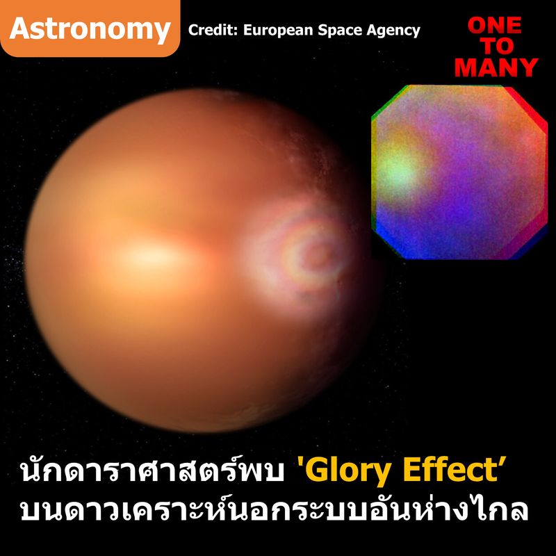 [One To Many - A Brief Science] นักดาราศาสตร์ตรวจพบ 'Glory Effect' บน ...