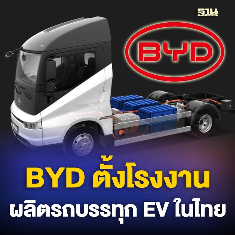 [ฐานเศรษฐกิจ_Thansettakij] BYD ให้สิทธิ์ เรเว่ ตั้งโรงงานประกอบรถบรรทุก-รถโดยสาร EV ในไทย เรเว่ ...