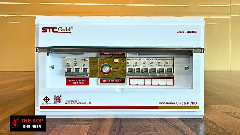 [เรียนรู้ระบบไฟฟ้า] STCGold รุ่น CSR6E 💥 พิกัดสินค้า 🔅 Safe T Cut Gold ( Din Type ) รุ่น CSR6E 💥 ...