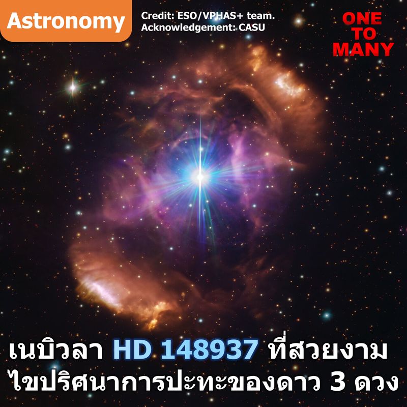[One To Many - A Brief Science] เนบิวลา HD 148937 ที่สวยงาม ไขปริศนาการ ...