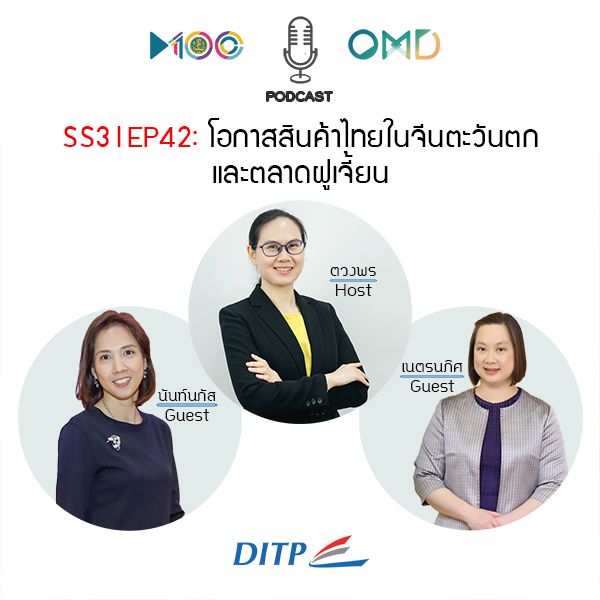 [เจาะตลาดการค้ากับ DITP] Podcast เจาะตลาดการค้ากับ DITP SS3 l EP42 โอกาสสินค้าไทยในจีนตะวันตกและ ...