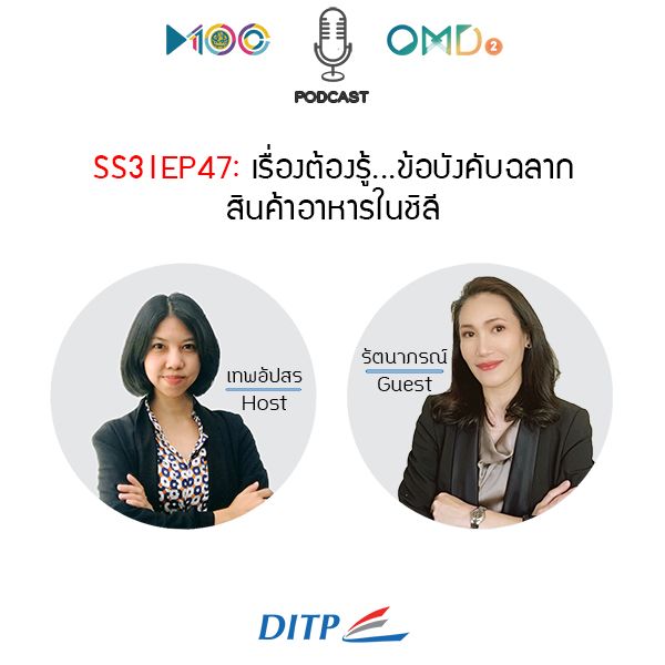 [เจาะตลาดการค้ากับ DITP] Podcast เจาะตลาดการค้ากับ DITP SS3 l EP47 เรื่องต้องรู้...ข้อบังคับฉลาก ...