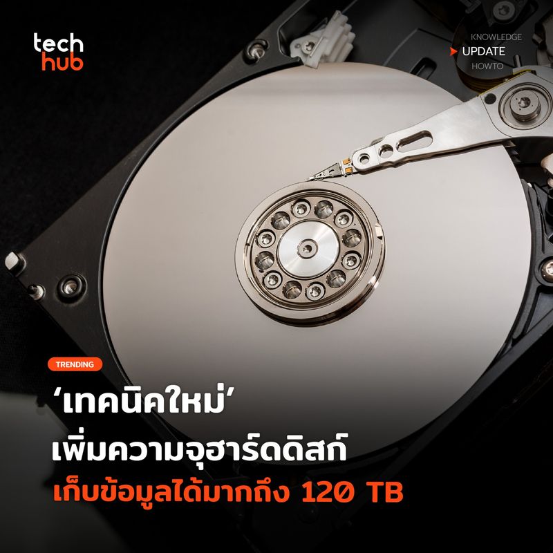 [Techhub] เทคนิคเพิ่มความจุ ในยุคที่ SSD กำลังเฟื่องฟูอย่างมาก แต่ผู้พัฒนาฮาร์ดดิสก์อย่าง ...