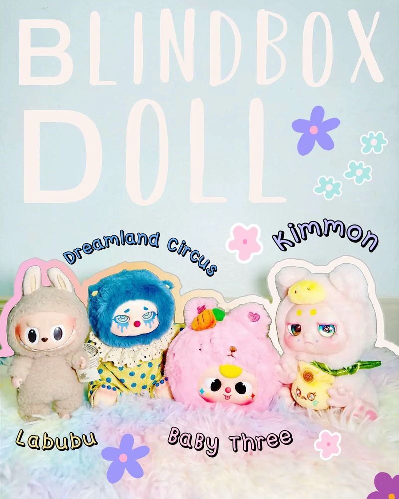 [EattimeEatdiary ] Labubu Macaron Dreamland Cicus Baby Three Kimmon V.2 ...