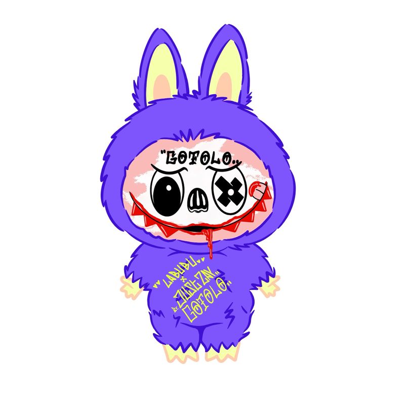 [JUSTZAY GOFOLO] Labubu Art By JustzayGofolo..