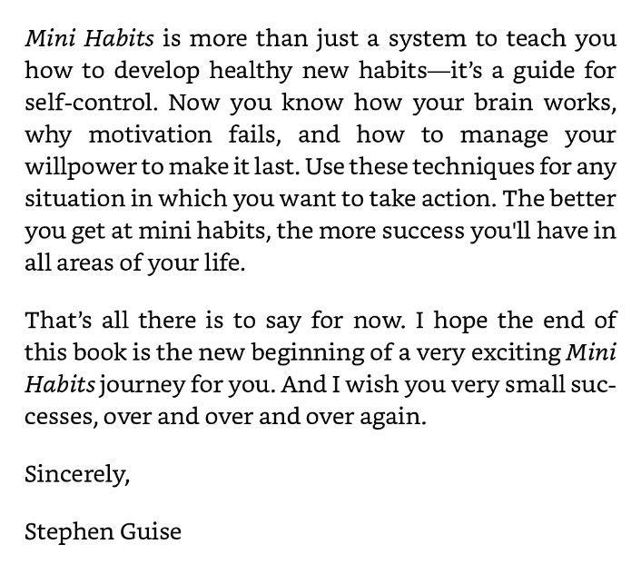 [กลั่นหามาเล่า] Mini Habits