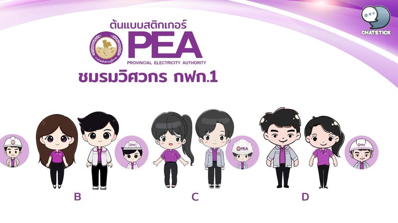 [ChatStick - ออกแบบสติ๊กเกอร์ไลน์ และ สร้างแบรนด์] มาสคอต "ชมรมวิศวกร ...