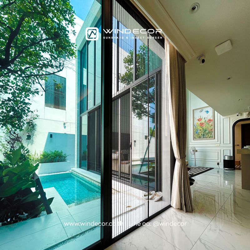 [เจ้าเนิฟ x Windecor] 🚪มุ้งจีบเก็บซ่อนราง รุ่น OMEGA เป็นมุ้งจีบที่ถอด ...