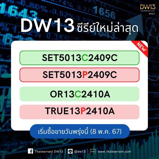[@Newss] 🆕DW13 ซีรีย์ใหม่ล่าสุด! 💚SET5013C2409C ️SET5013P2409C 💚 ...