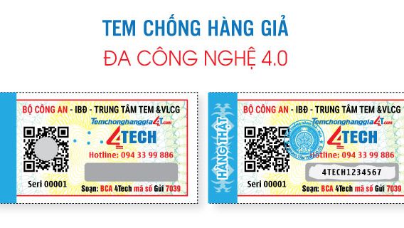 [In tem chống hàng giả tại 4Tech thiết kế 0đ] Tem chong gia cong nghe moi bo cong an co gi dac ...