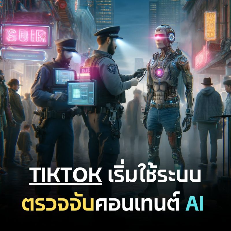 [Evolve Us] 🚨 [TikTok เริ่มใส่ลายน้ำบนคอนเทนต์ที่ AI ด้วยระบบตรวจเช็คอัตโนมัติ] 🌐 TikTok เริ่ม ...