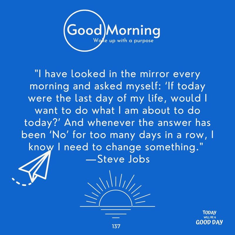 [Good Morning Quotes] ☀️ The selected quote for this morning is.... 📰📖 ...