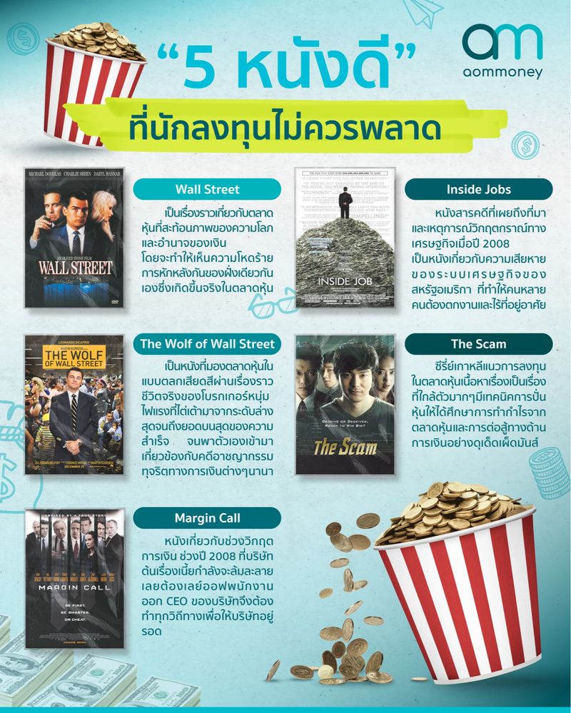[aomMONEY] "5 หนังดี” ที่นักลงทุนไม่ควรพลาด อยากจะเป็นนักลงทุนที่ประสบความสำเร็จก็ต้องมี ...
