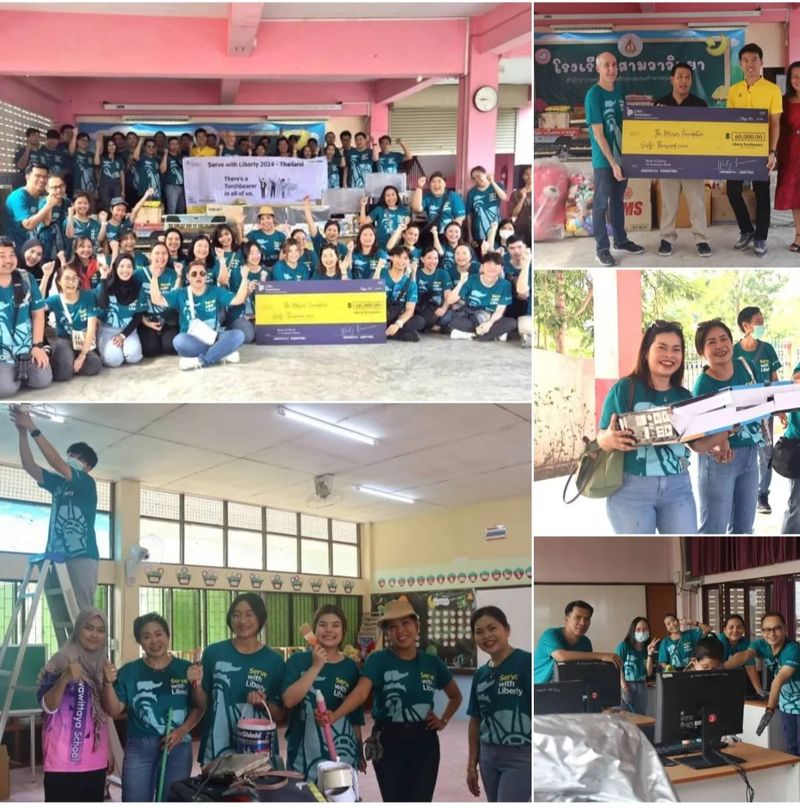 [CHANHEintomagazing] แอลเอ็มจี ประกันภัย จัดกิจกรรมจิตอาสา Serve With Liberty ปี 2 https://www ...