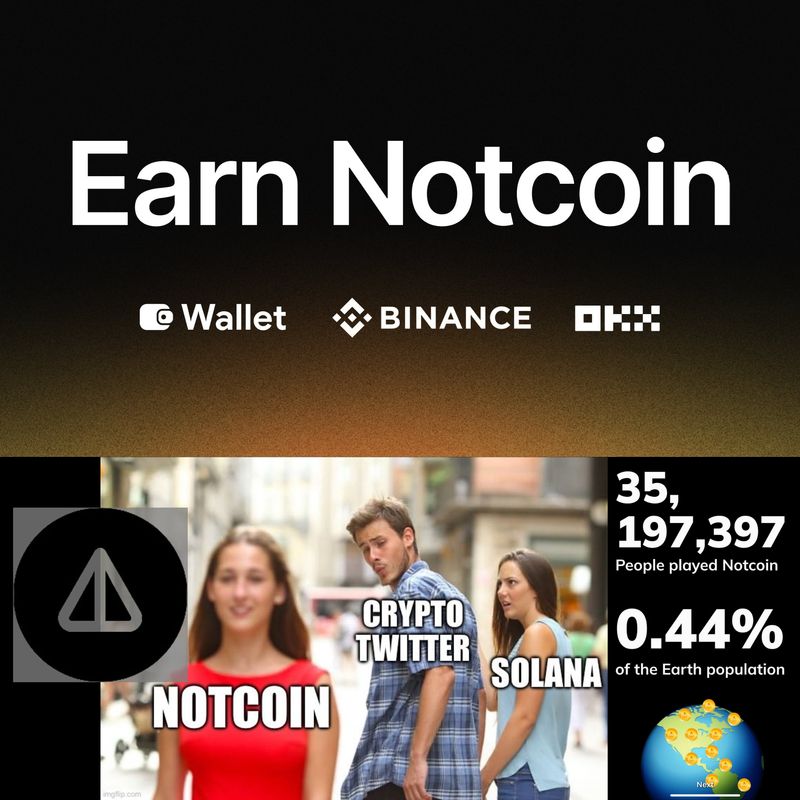 [EarthDeFIRE] 🖤 Probably Nothing... ไม่มีอะไรหรอก... NOTcoin! 🖤 📌 ...