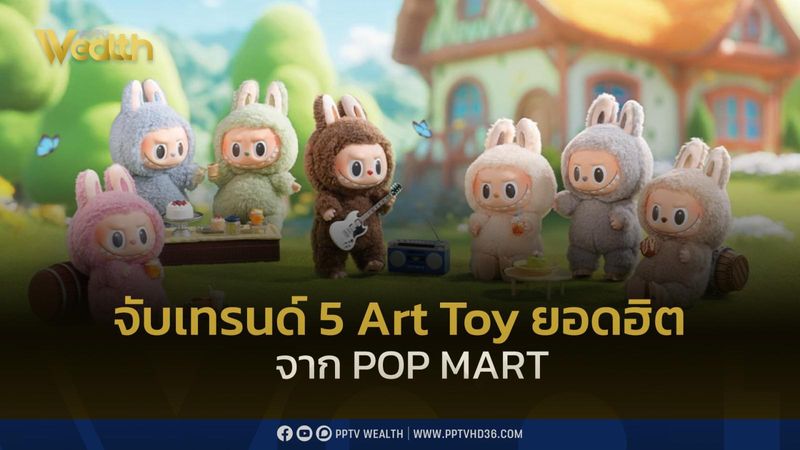 [PPTV Wealth] จับเทรนด์ 5 Art Toy ยอดฮิต จาก POP MART กล่องสุ่มของเล่นสุดฮิต ทำความรู้จักกับ POP ...