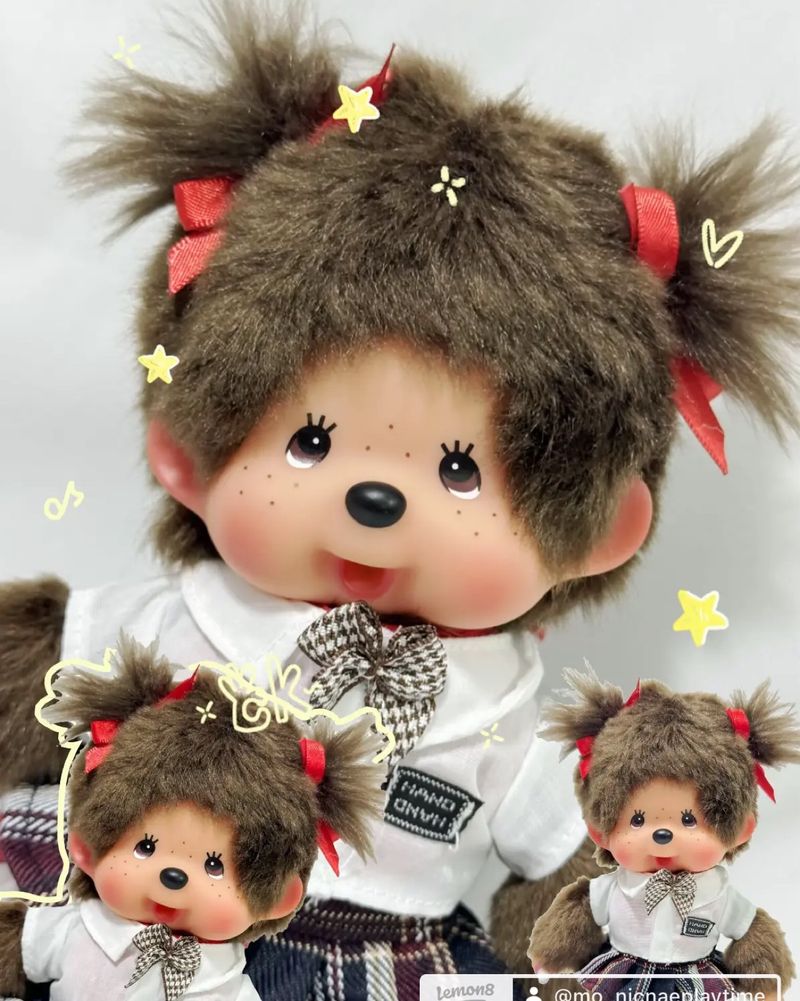 [EattimeEatdiary ] Monchhichi size S ใส่ชุดลาบูบู้ได้เป็นบางชุด และชุด ...