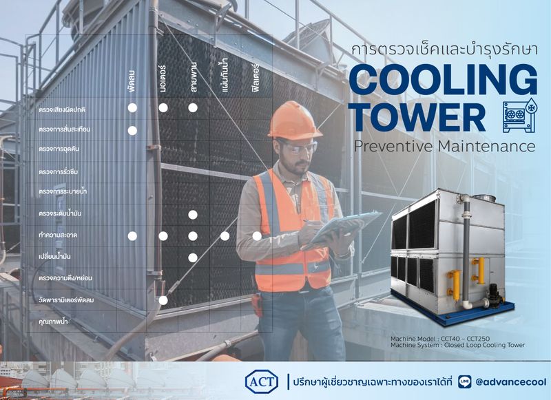 [Advance Cool Technology] การบำรุงรักษาและตรวจสอบ Cooling Tower (หอหล่อเย็น) หอหล่อเย็น หรือ คล ...
