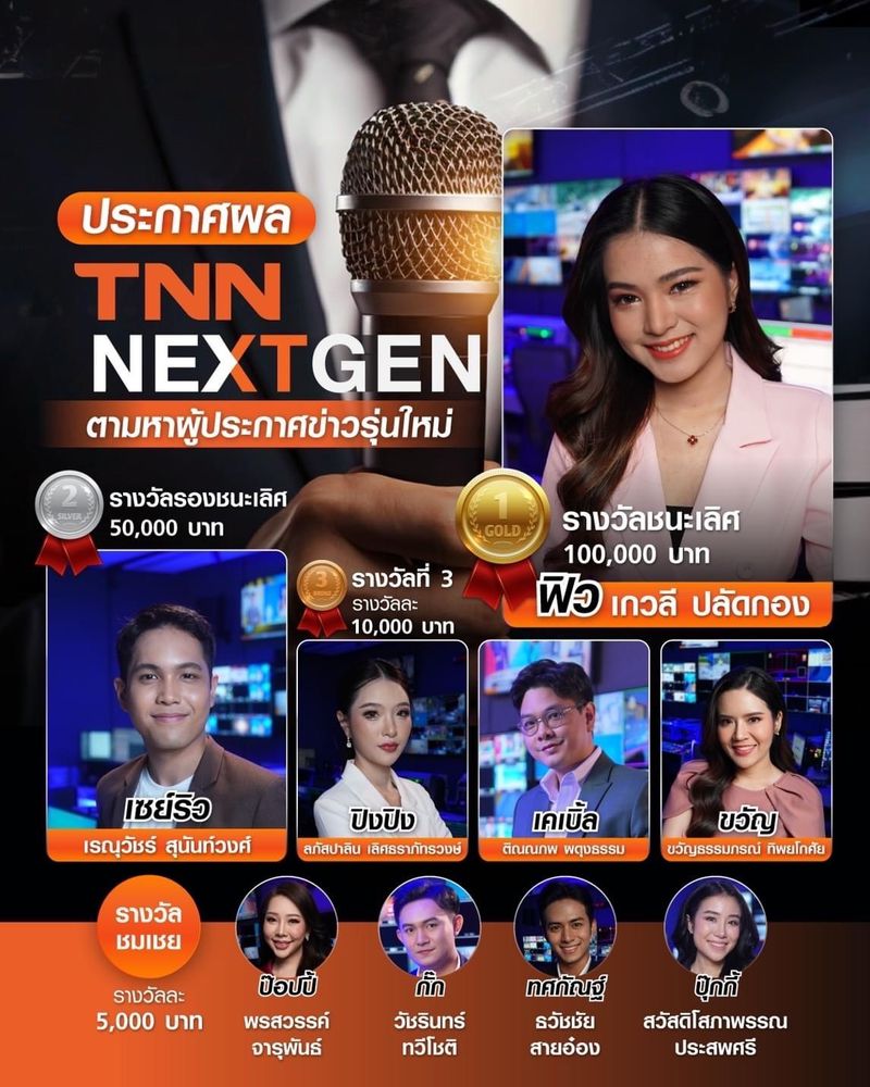 [tnn Online] “ฟิว เกวลี” สาวนิเทศศาสตร์เกษตร สจล คว้าแชมป์ Tnn Next