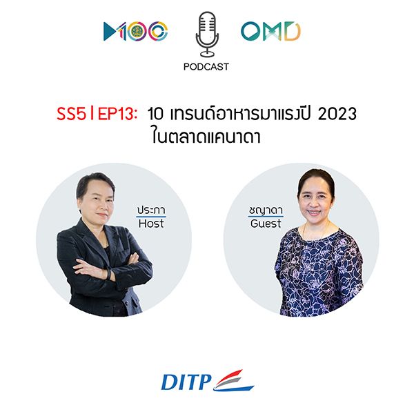 [เจาะตลาดการค้ากับ DITP] SS5 l EP13: 10 เทรนด์อาหารมาแรงปี 2023 ในตลาดแคนาดา แนวโน้มอาหารที่ดี ...