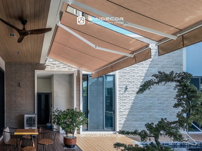 [เจ้าเนิฟ x Windecor] กันสาดแขนพับเก็บได้ TIERRAS 🌦️🏡 เพิ่มพื้นที่ใช้สอยในบรรยากาศโดดเด่น 🌞 บัง ...