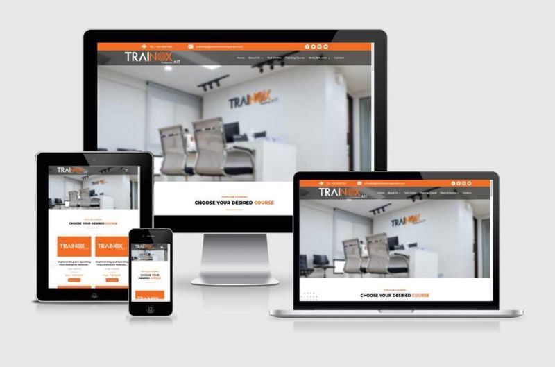 [MeWeb ออกแบบและพัฒนาเว็บไซต์] ผลงานเว็บไซต์ 🌐: TraiNex Training วัตถุ ...
